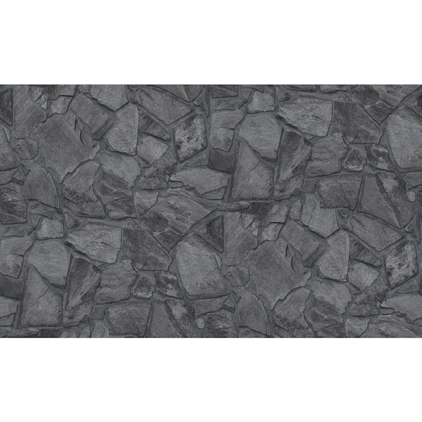 Bricks and More Collection Black Claystone Cottage Motif Matte Finish ...