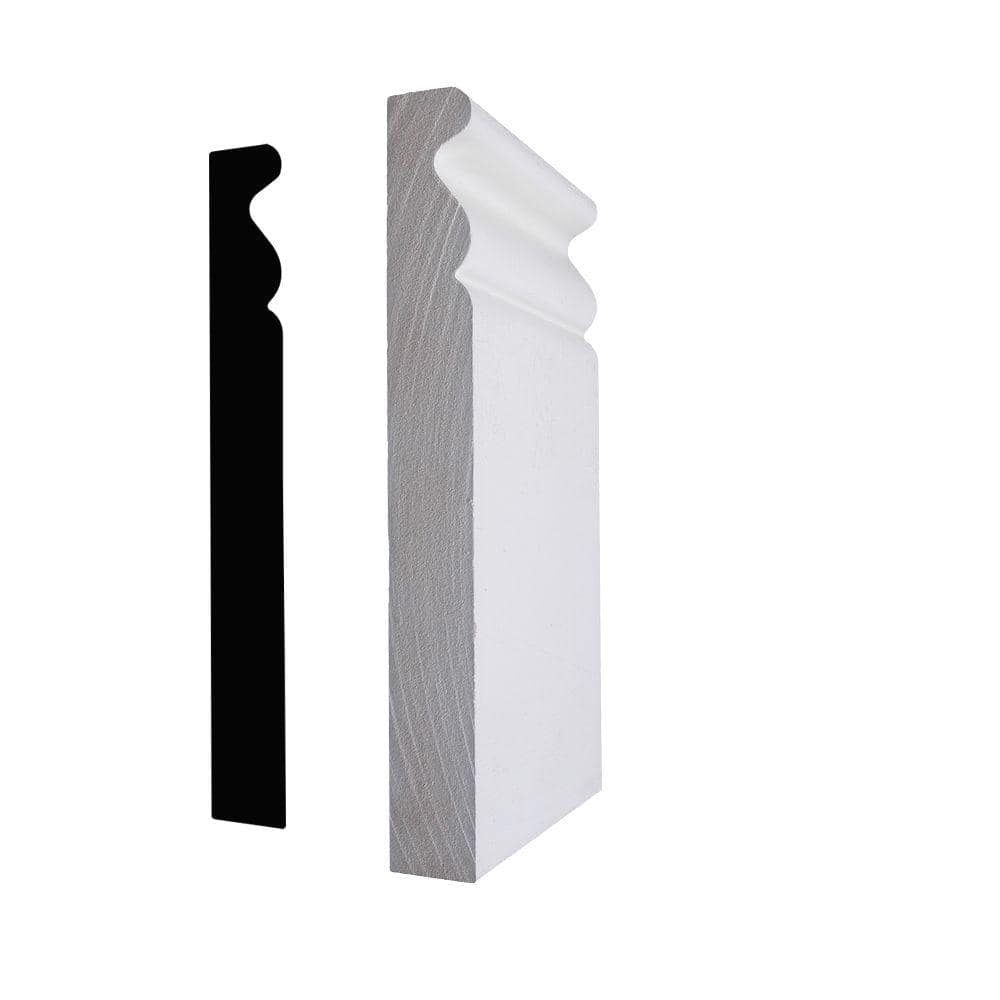 Alexandria Moulding 3/4 in. x 3 in. x 6 in. Primed MDF Plinth Block ...