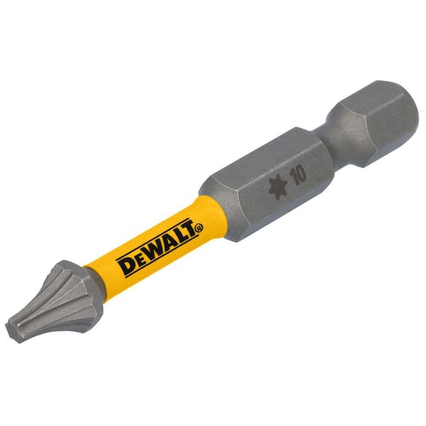 DEWALT MAXFIT ULTRA 2 in. T10 Steel Screwdriving Bits 2 Pack DWAF2TX10 2H