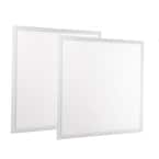 LUXRITE 12 in. x 12 in. 1500 Lumens Integrated LED Panel Light 18-Watt ...