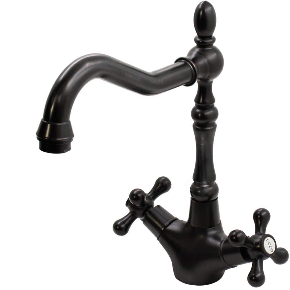 Novatto Kay Duhbul Double Handle Swivel Bar Faucet in Oil Rubbed Bronze ...