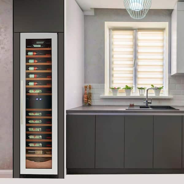 Tall built in wine fridge store