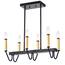 Warehouse of Tiffany Muka 8-Light Gold and Black Chandelier-HM1308 ...
