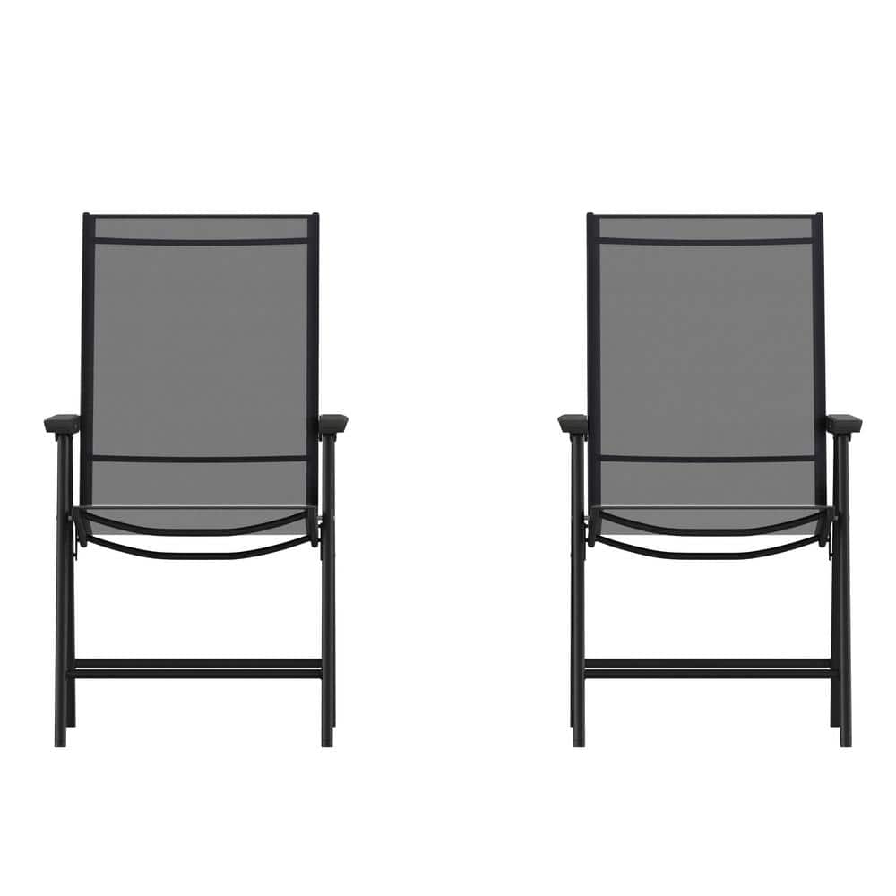 Carnegy Avenue Black Metal Outdoor Lounge Chair in Black (Set of 2) CGA ... Carnegy Avenue Black Metal Outdoor Lounge Chair in Black (Set of 2) CGA ...