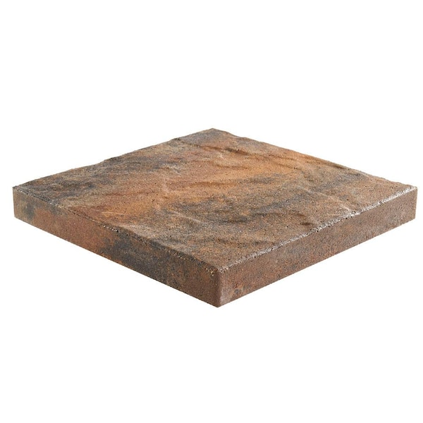 Pavestone Taverna Square 16 in. x 16 in. x 2 in. Winter Blend Concrete ...