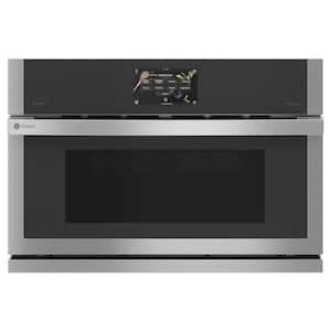 GE Profile 27 in Single Residential Electric Wall Oven with and 120V ...