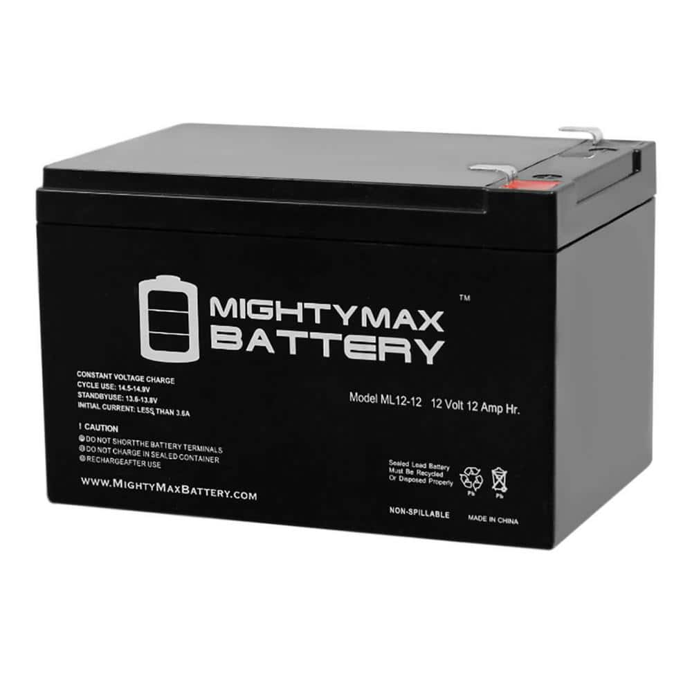 MIGHTY MAX BATTERY 12V 12AH Battery for Altronix AL1012ULM + 12V ...