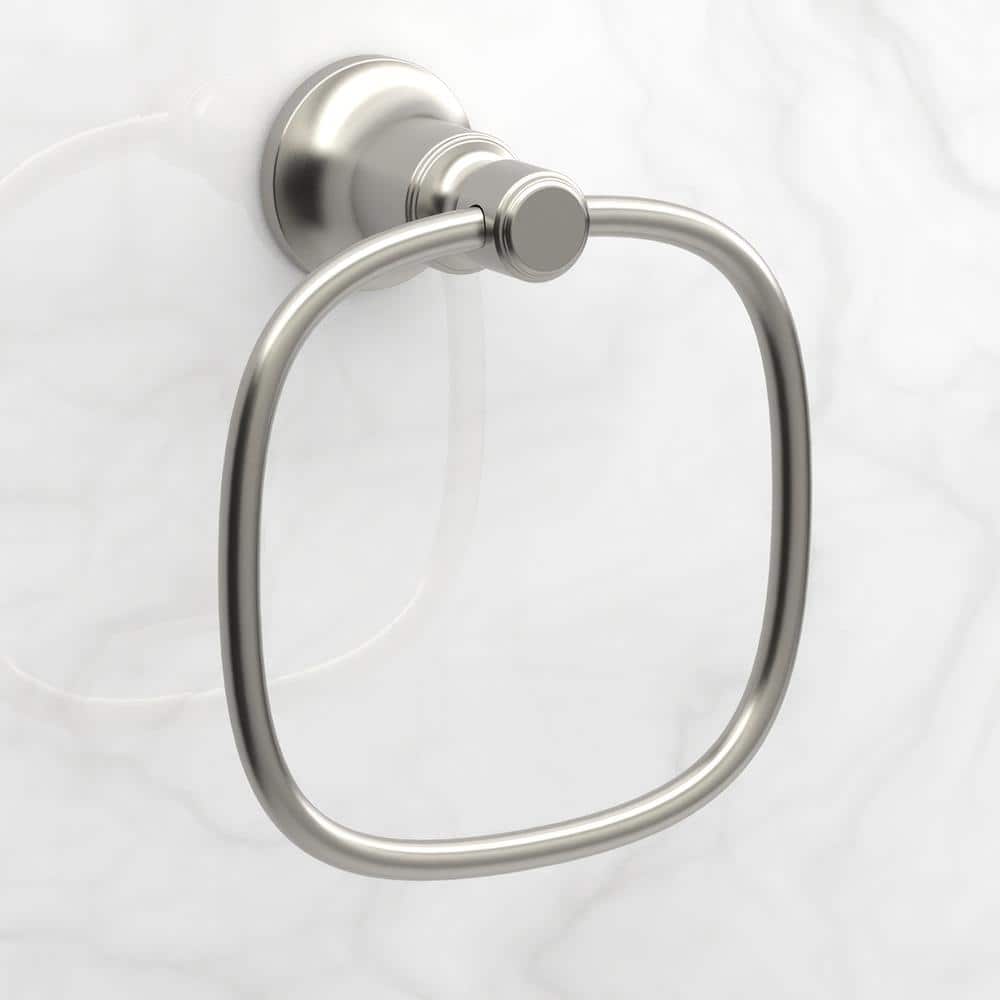 Glacier Bay Hoyt Wall Mounted Towel Ring in Brushed Nickel BTH-086 ...