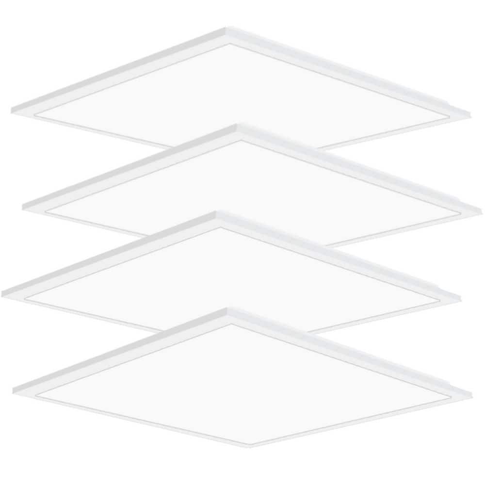 KOAOEIRS 2 ft. x 2 ft. 5800 Lumens Integrated LED Panel Light,5000K LED ...