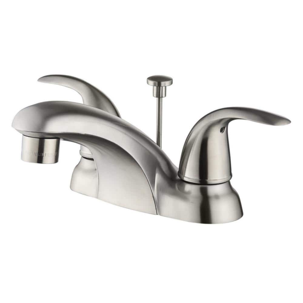 Ultra Faucets Nita Vantage 4 in. Centerset Double-Handle Bathroom ...