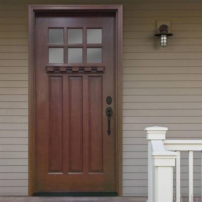Chestnut - Wood Doors With Glass - Wood Doors - The Home Depot