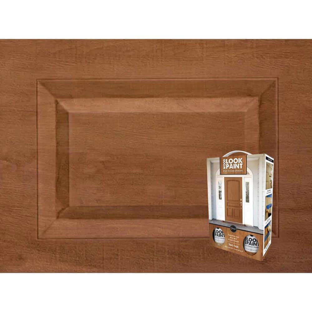 Wood Look Paint 16 oz. Red Oak Front Door Kit FG-WL RED FDK - The Home ...