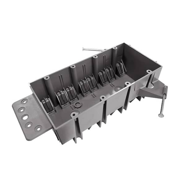 ENERGETIC LIGHTING Switch and Outlet Boxes, New Work 4-Gang, 55 cu. in ...