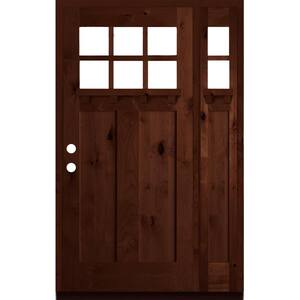Red - Single door with Sidelites - Front Doors - Exterior Doors - The ...