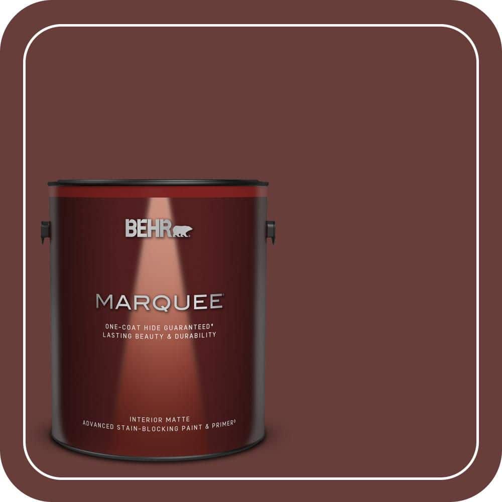 BEHR MARQUEE 1 gal. #PPU2-01 Chipotle Paste Matte Interior Paint ...