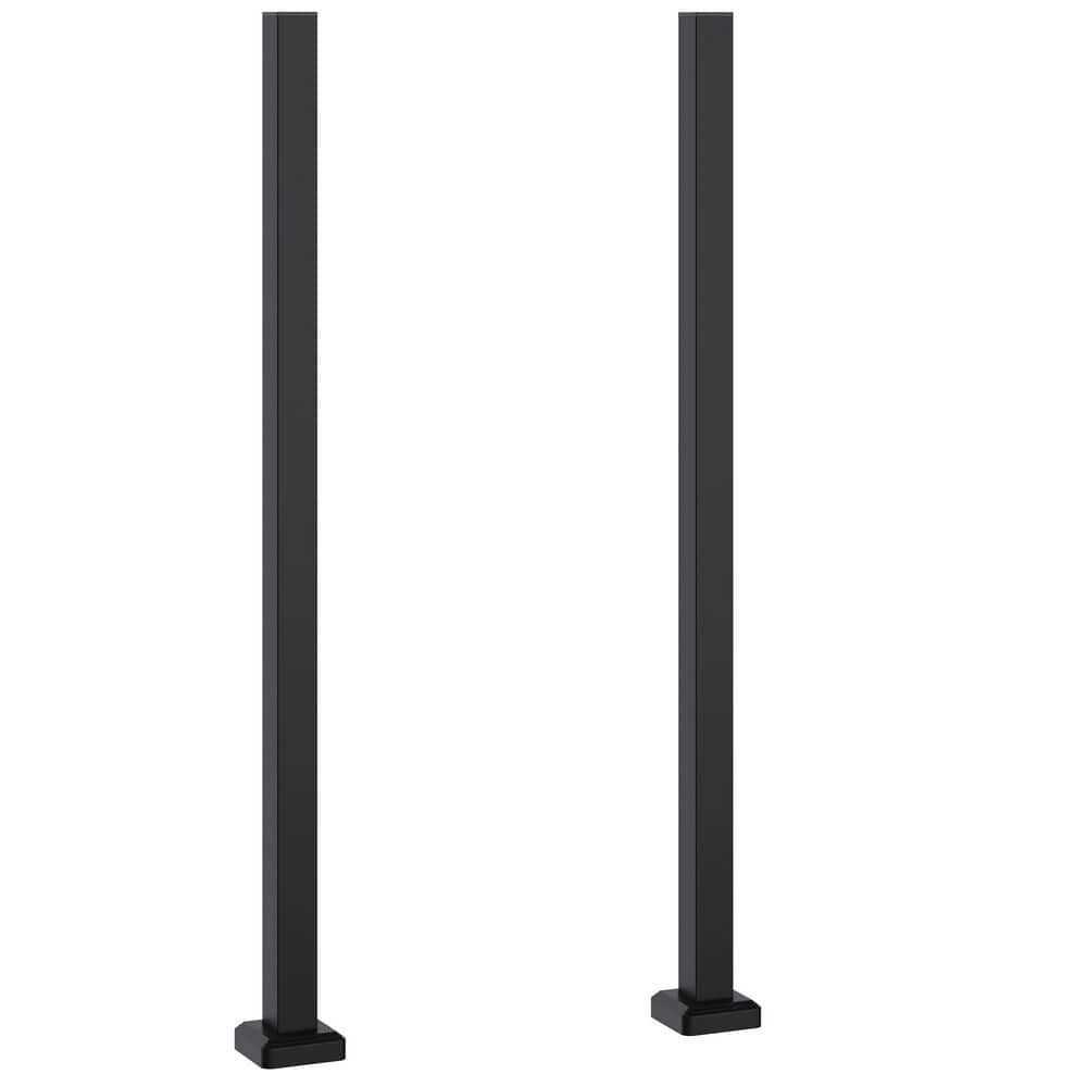 HOMEIBRO 1.57 in. x 1.57 in. x 4 ft. Galvanized Steel Corner Metal ...