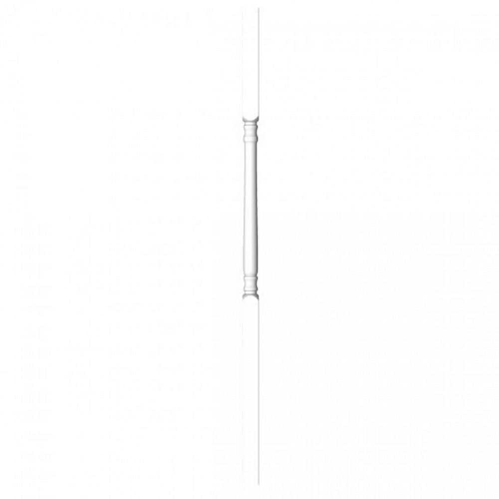 RDI Porch and Newel 4 in. x 4 in. x 9 ft. Vinyl Turned Porch Post with ...