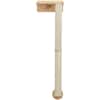 TRIXIE Wall Mount Cat Sisal Scratching Post with Ledge in Natural/White ...