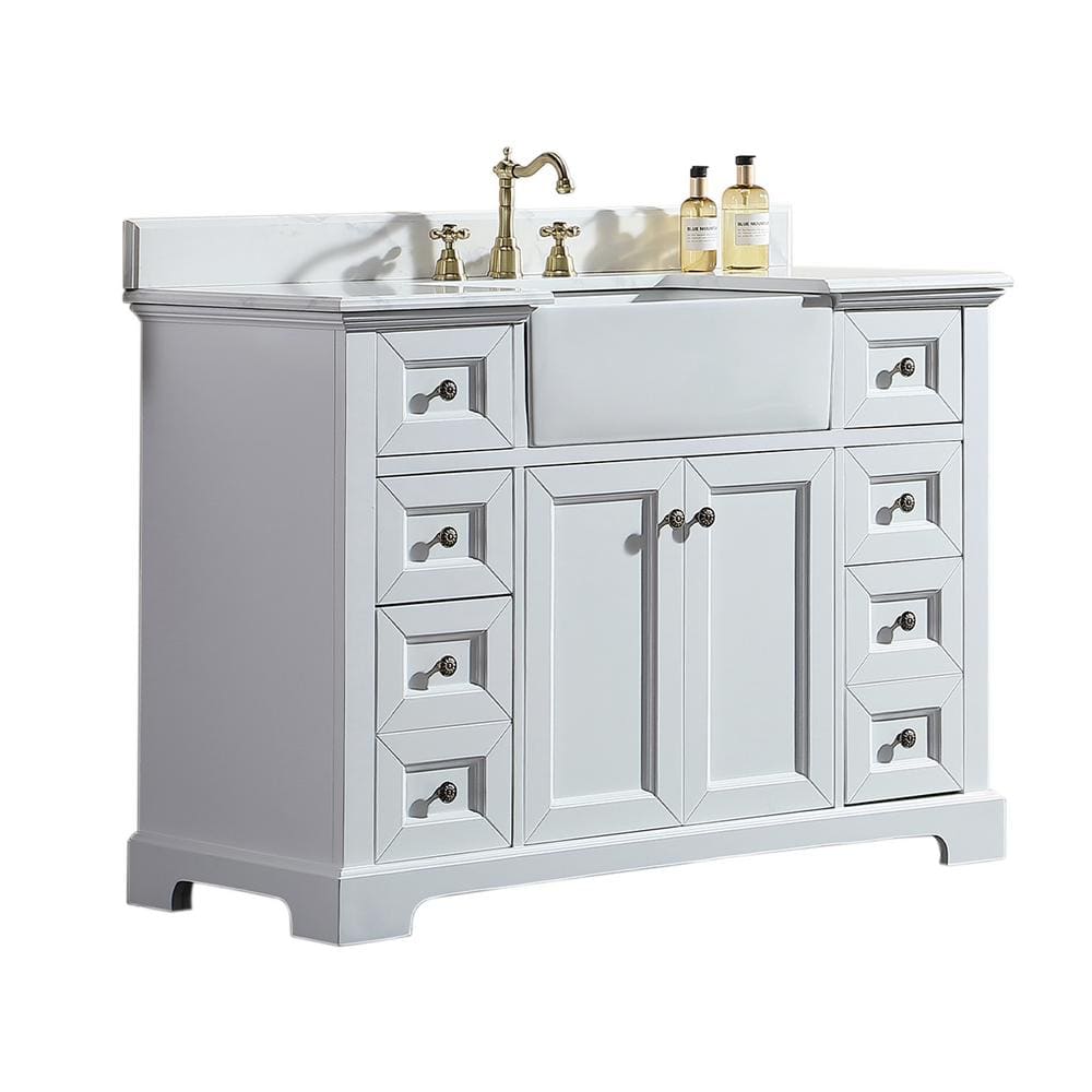 Maincraft 48 in. W x 22 in. D x 35 in. H Single Sink Bath Vanity in ...