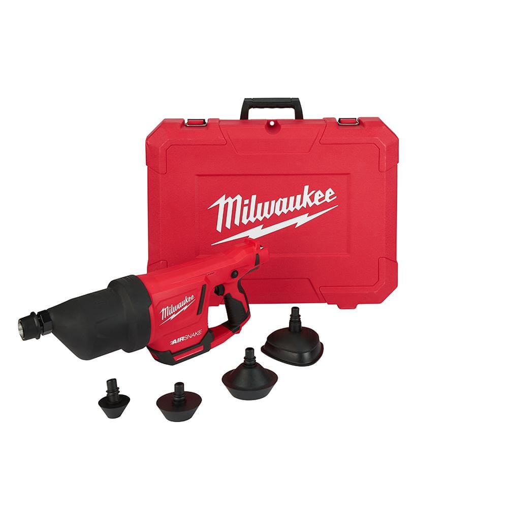 Milwaukee M12 12-Volt Lithium-Ion Cordless Drain Cleaning Airsnake Air ...
