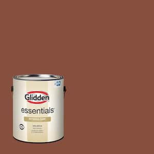 Glidden Premium 5 gal. PPG1062-7 Warm Wassail Satin Exterior Latex ...