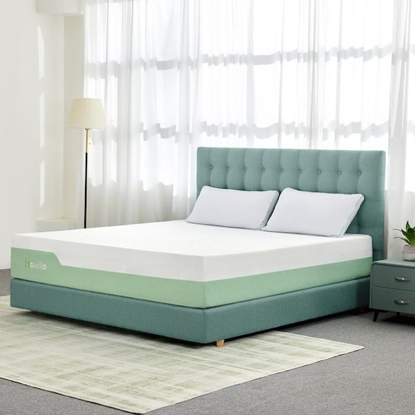 Novilla Comfort Queen Medium 10 in. Cooling Foam Mattress, Breathable ...