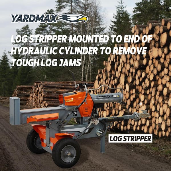 Yardmax 30 ton half beam log splitter store