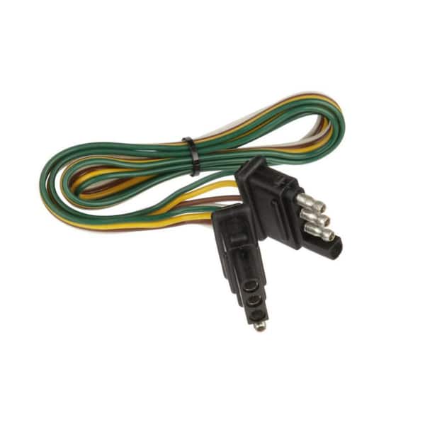 POLLAK 4-Way Flat Vehicle and Trailer End Connector Extension - 36 in ...