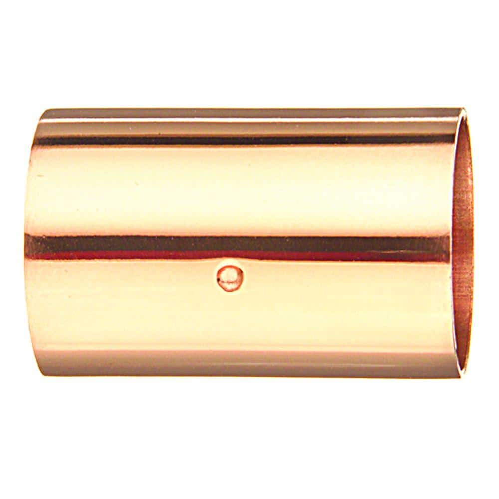 1-1/2 in. Copper C x C Coupling with Stop 10630914 - The Home Depot