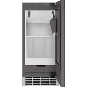 KitchenAid 15 in. lb. Cubes Built-In Ice Maker in PrintShield Stainless ...