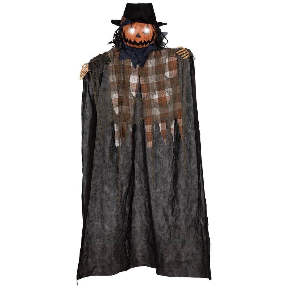 Siavonce 6 ft. Life Size Animatronic Halloween Hanging Pumpkin Ghost ...