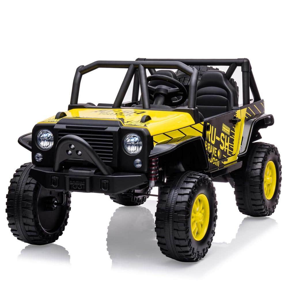 Garvee 24-Volt 2-Seater Kids Ride on Truck Car with Remote Control, 19 ...