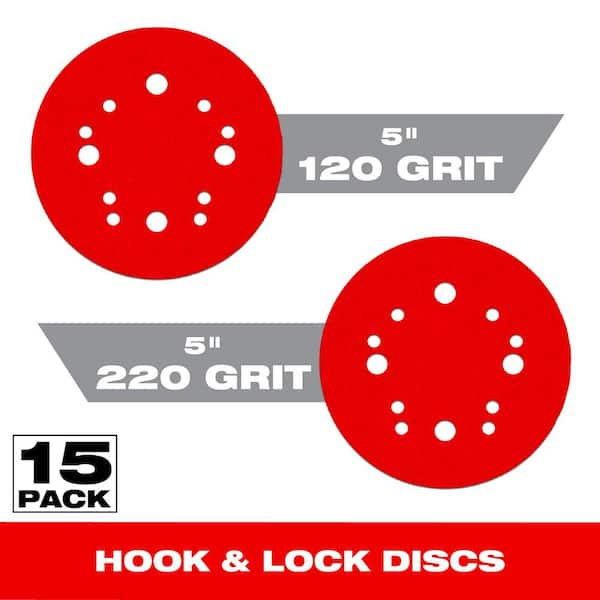 Reviews for DIABLO 5 in. 120 & 220 Grit Hook and Lock ROS Sanding Discs ...