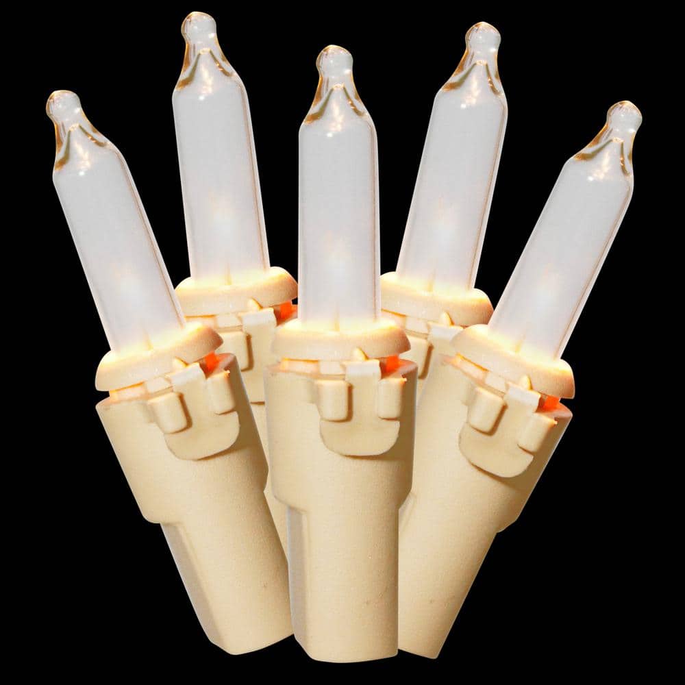 Brite Star 50-Light Designer Series Clear Mini Lights, Champaign Wire ...