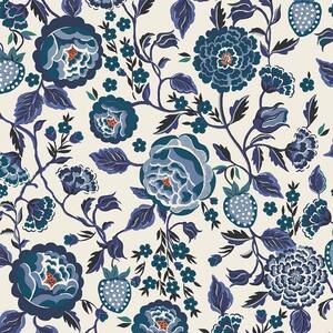 Painted Kingdom Blue Wallpaper Sample 12552694 - The Home Depot