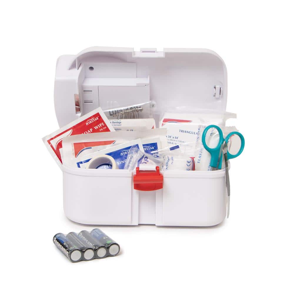 PLUMBFLEX All-In-One Portable Emergency First Aid Survival Kit with ...