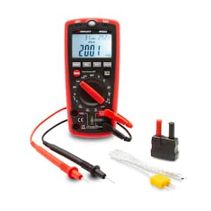 Sperry 600V AC/DC Thin Digital Multimeter Autoranging DM6800 - The Home ...