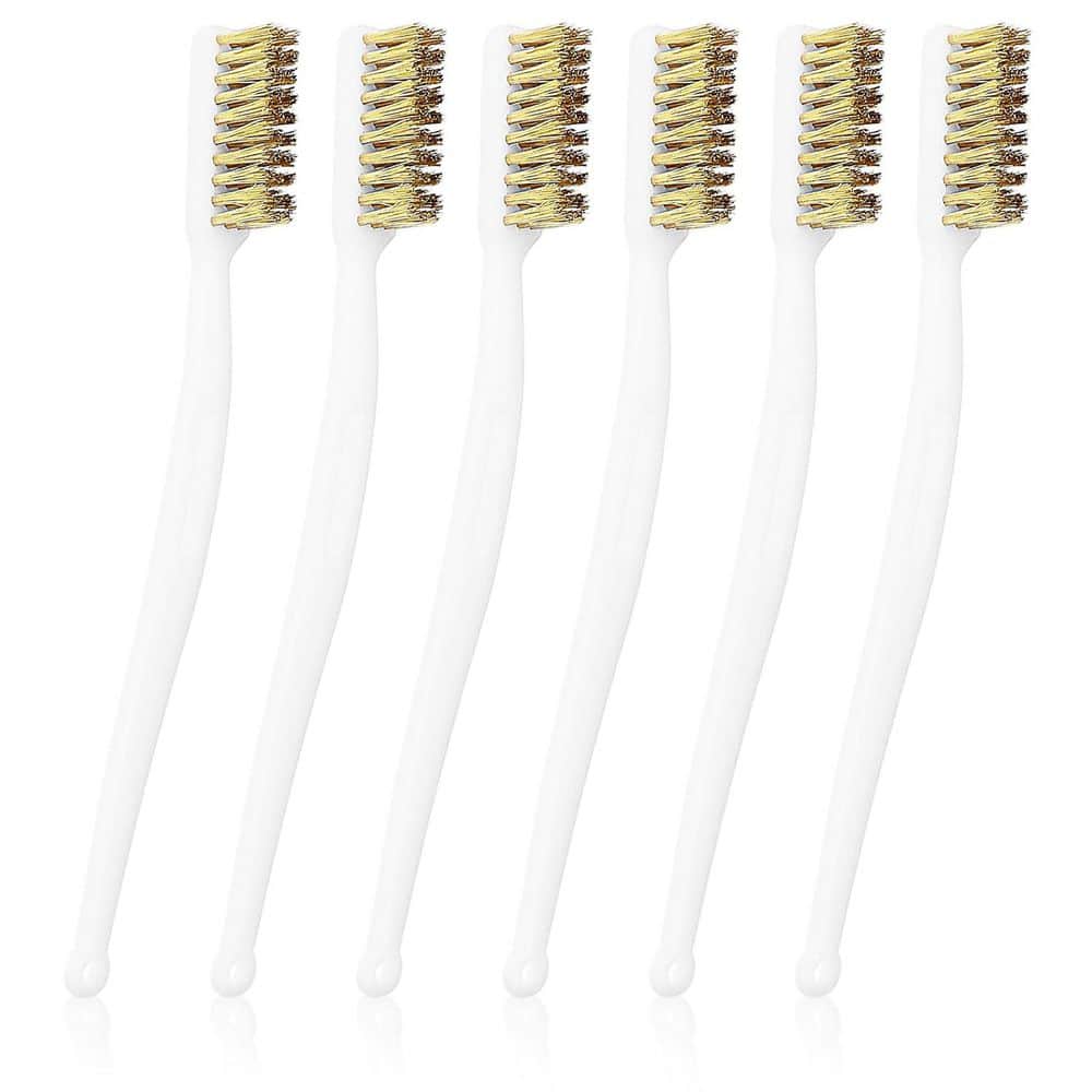 KIWDZFU 6-Pcs Wire Brush Cleaning Tool Curved Handle Scratch Wire ...