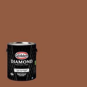 Glidden Diamond 1 gal. PPG1068-7 Spiced Cider Ultra-Flat Interior Paint ...