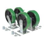 Vestil Pure Polyurethane Caster Kit 4000# Cap D-CK4-C33D - The Home Depot