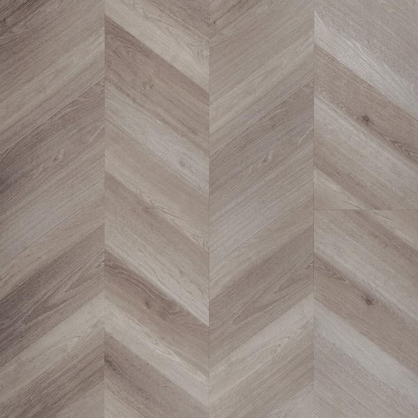 Ivy Hill Tile Stacy Garcia Chic Chevron 20MIL Dolphin 12 in. x 48 in ...