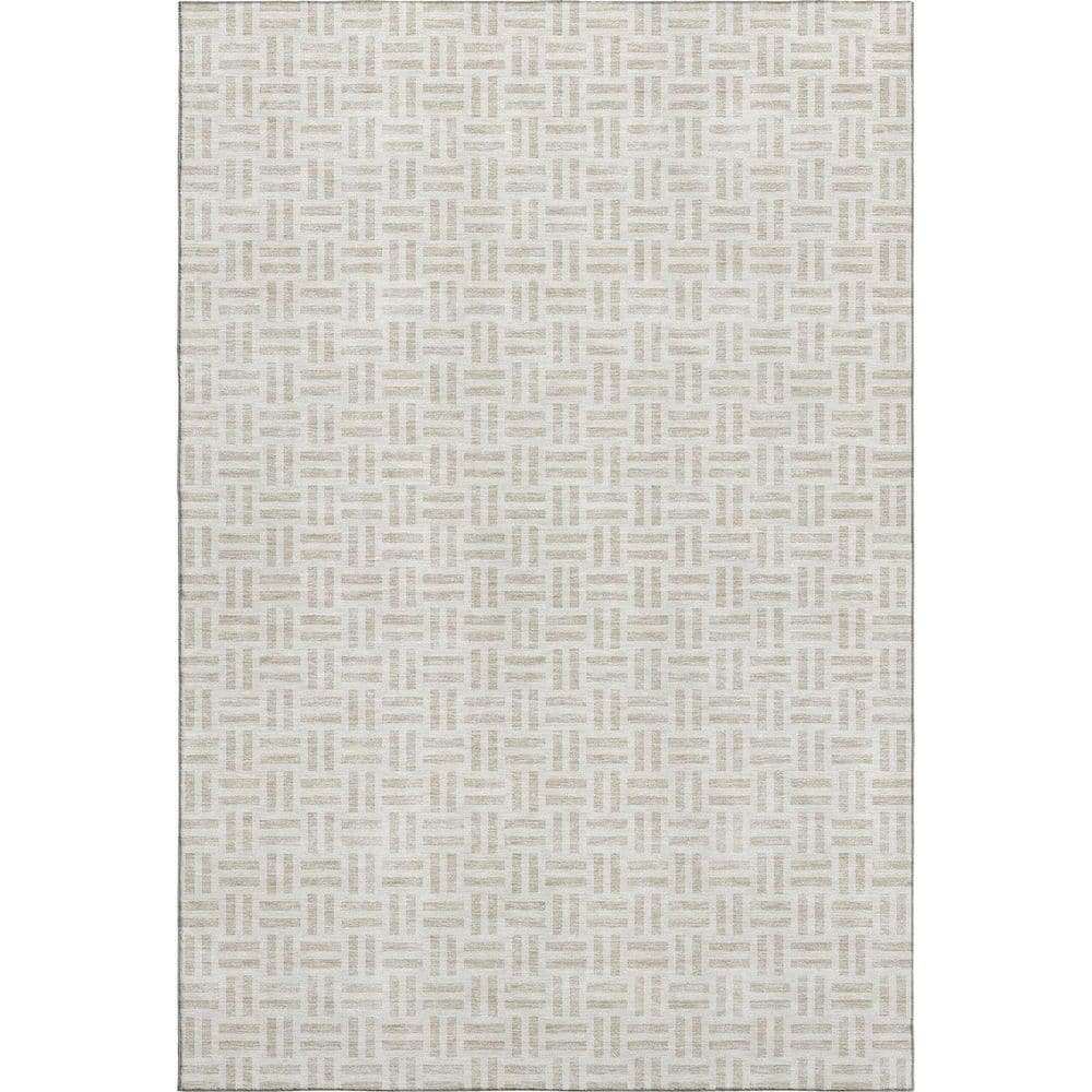 Addison Rugs Mayfield Premium Machine Washable Abstract AMF978 Ivory 9 ...