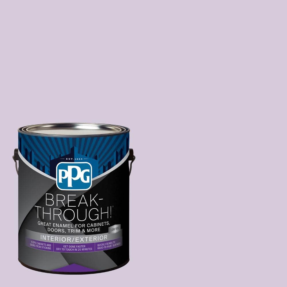 Break-Through! 1 gal. PPG1176-3 Dusky Lilac Satin Door, Trim & Cabinet ...