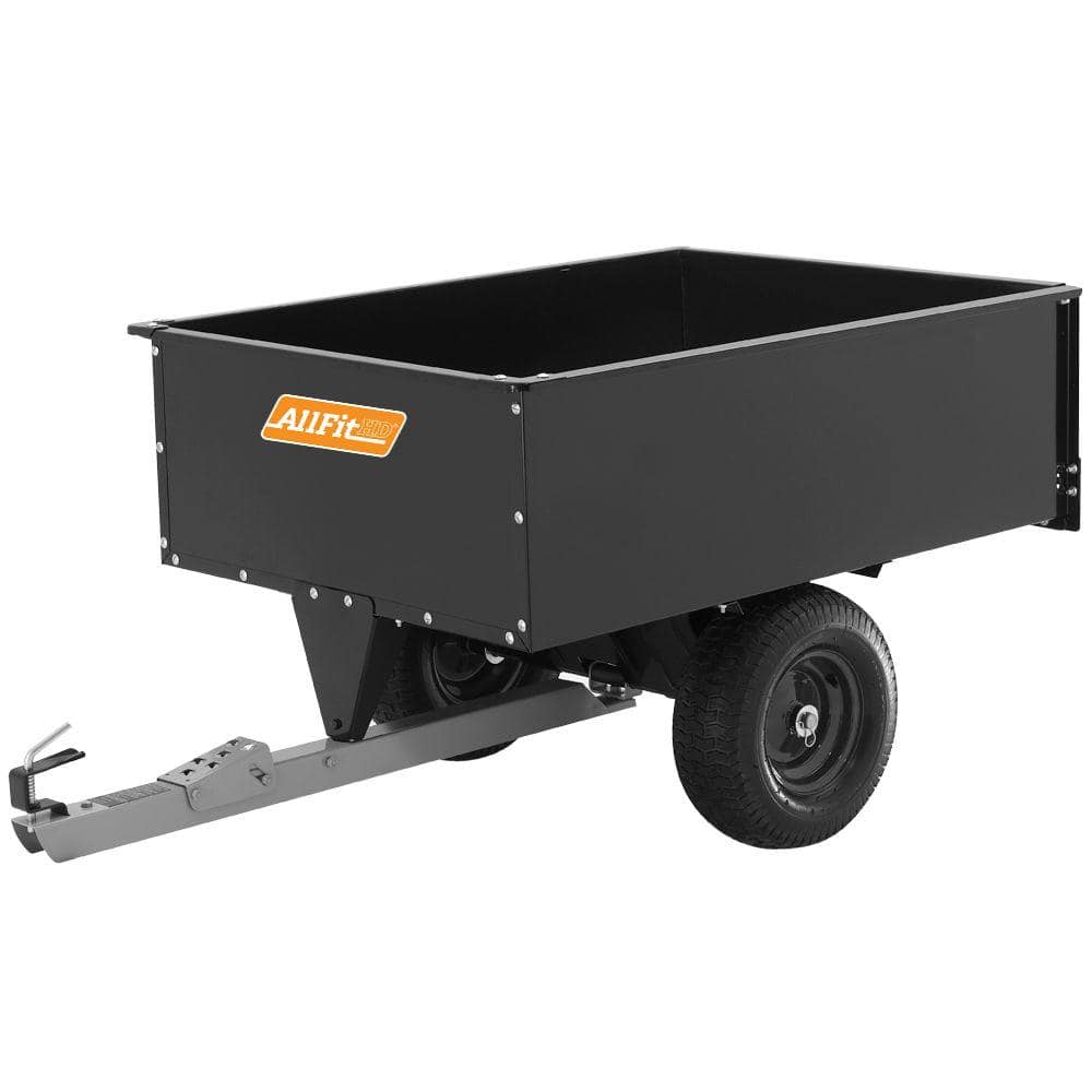 AllFitHD 16 cu. ft. Steel Swivel Dump Cart AF-1250SS1 - The Home Depot