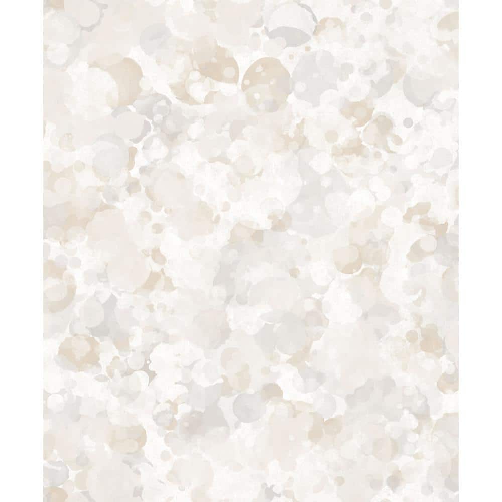 Atmosphere Collection Beige/Cream Bubble Up Non-Pasted Non-Woven Paper ...
