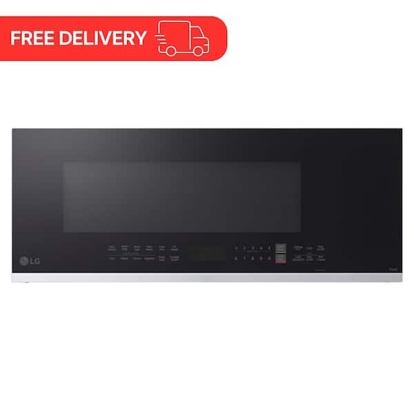 LG Smart 2.1 cu. ft. Stainless Steel Electric 1050-Watt Over-The-Range ...