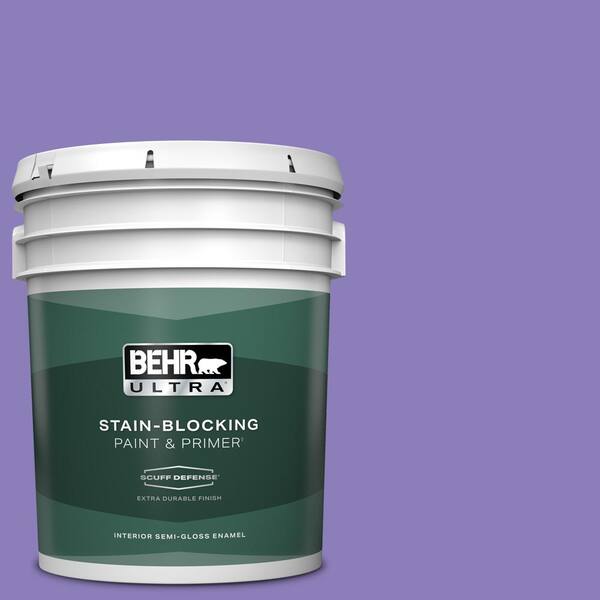 BEHR ULTRA 5 gal. #P560-5 Unimaginable Extra Durable Semi-Gloss Enamel ...