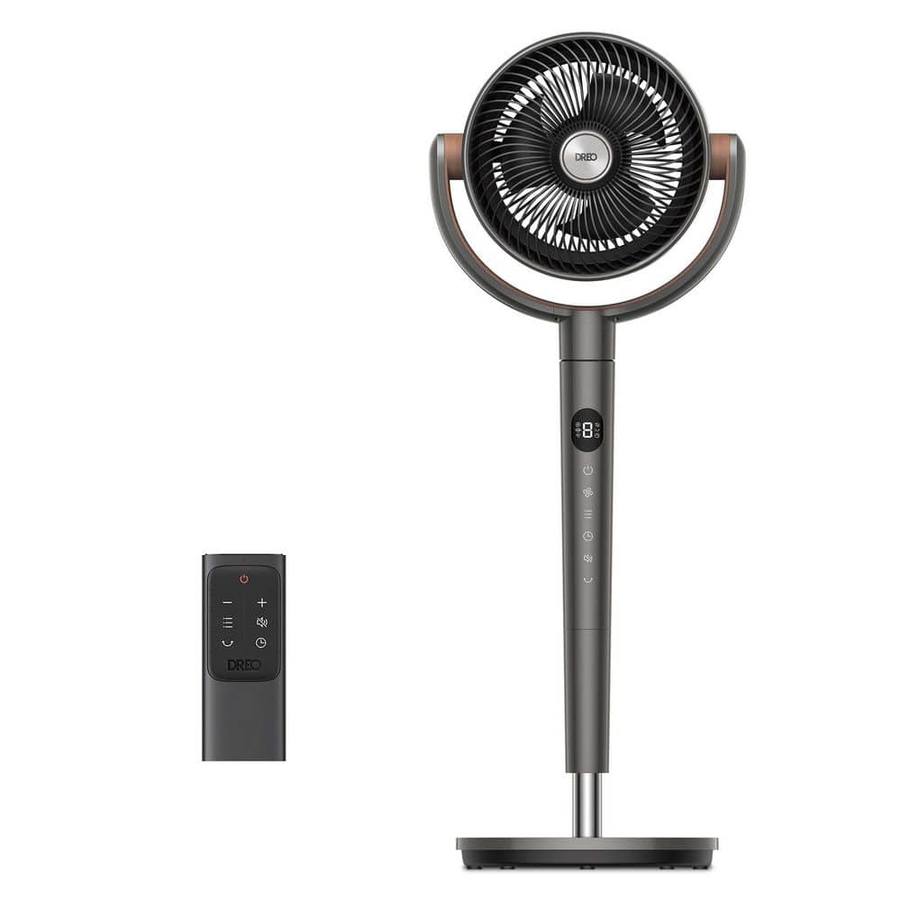 DREO Pedestal Fan with Remote, 42 in. Quiet Standing Fan for Home ...