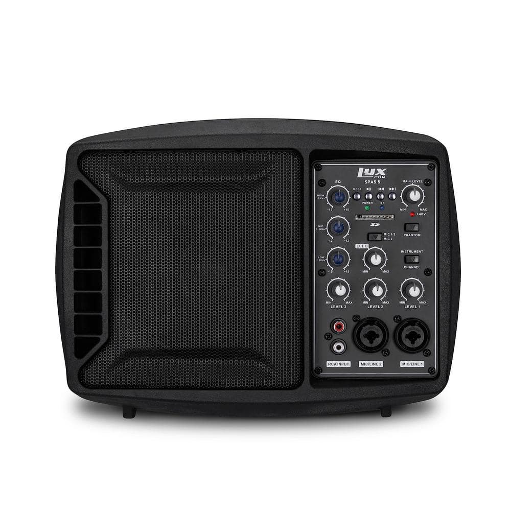 LYXPRO Small 5.5 in PA Speaker Monitor, Class-d Amplifier with Band EQ ...