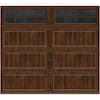 Clopay Gallery Steel Long Panel 8 ft x 7 ft Insulated 18.4 R-Value Wood ...
